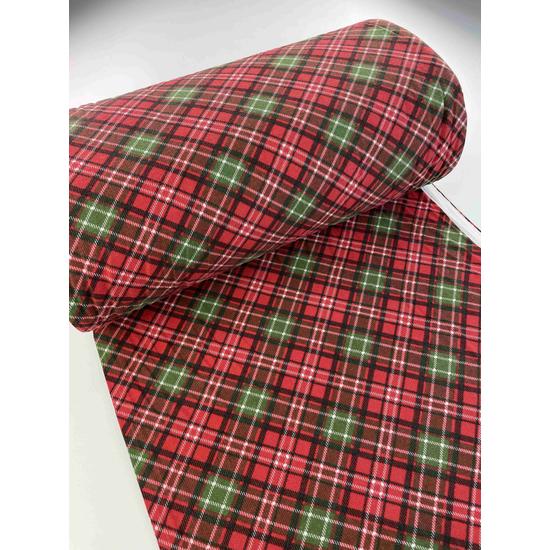 Skót kockás Flanel anyag - Flanel anyagok - MeliMűvekTextil